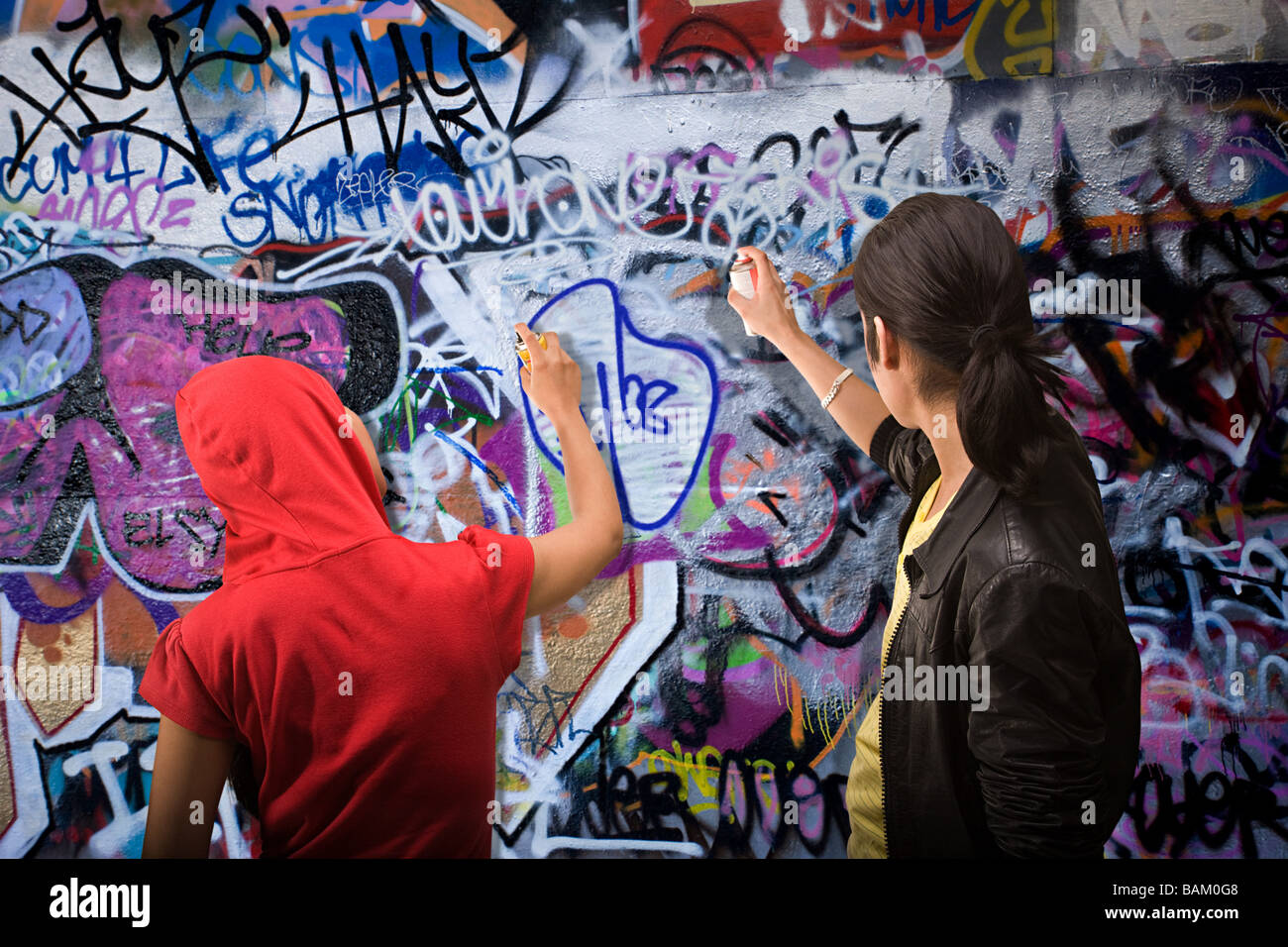Graffiti is a crime hi-res stock photography and images - Alamy