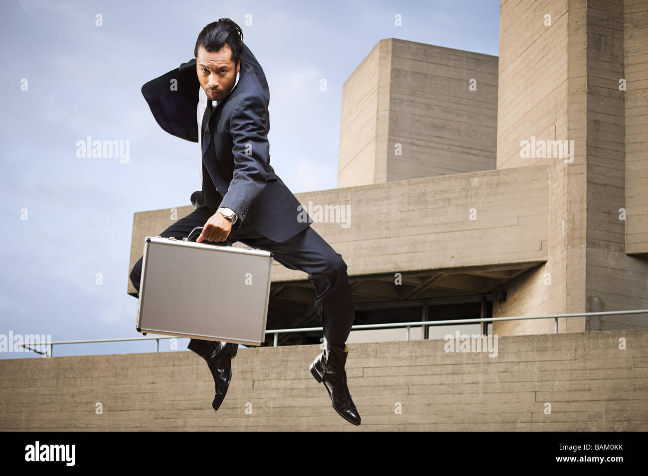Office worker jumping hi-res stock photography and images - Alamy