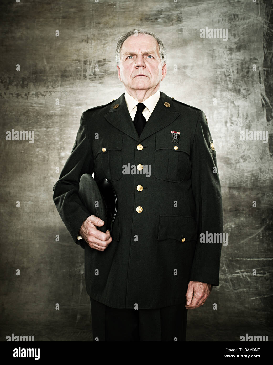 Profile of a soldier Stock Photo - Alamy