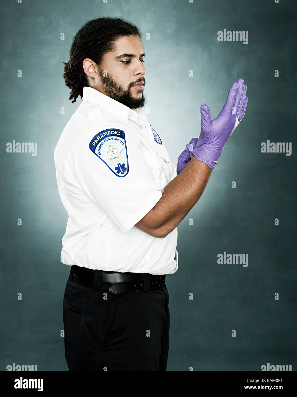 Portrait of a paramedic Stock Photo - Alamy