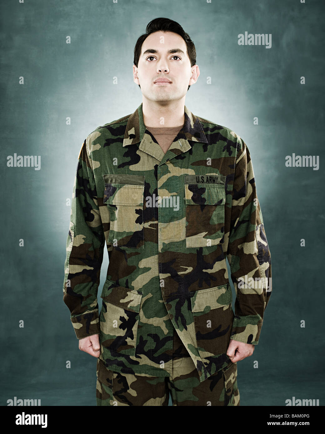 Portrait of a soldier Stock Photo - Alamy