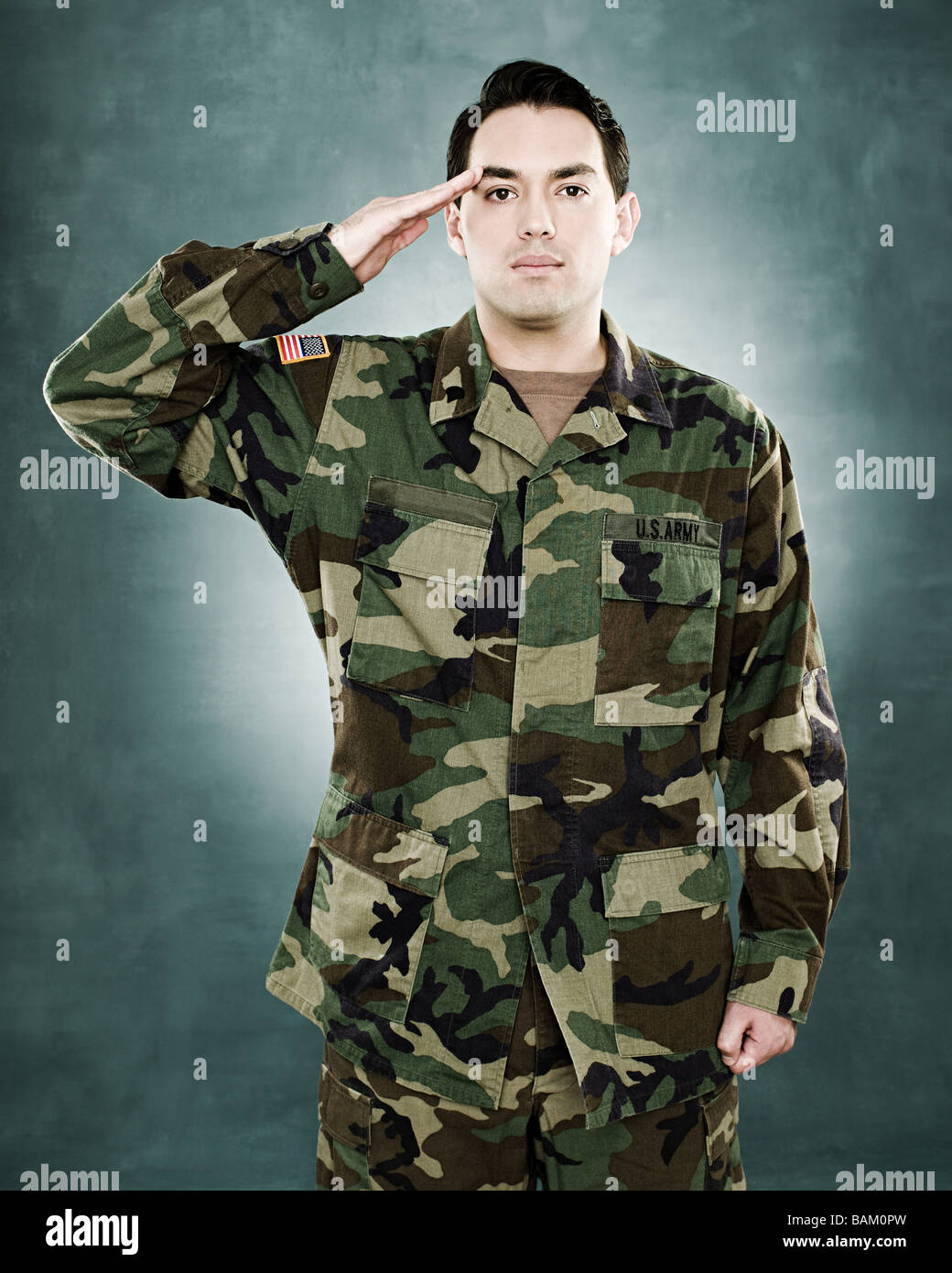 Soldier Saluting High Resolution Stock Photography and Images - Alamy