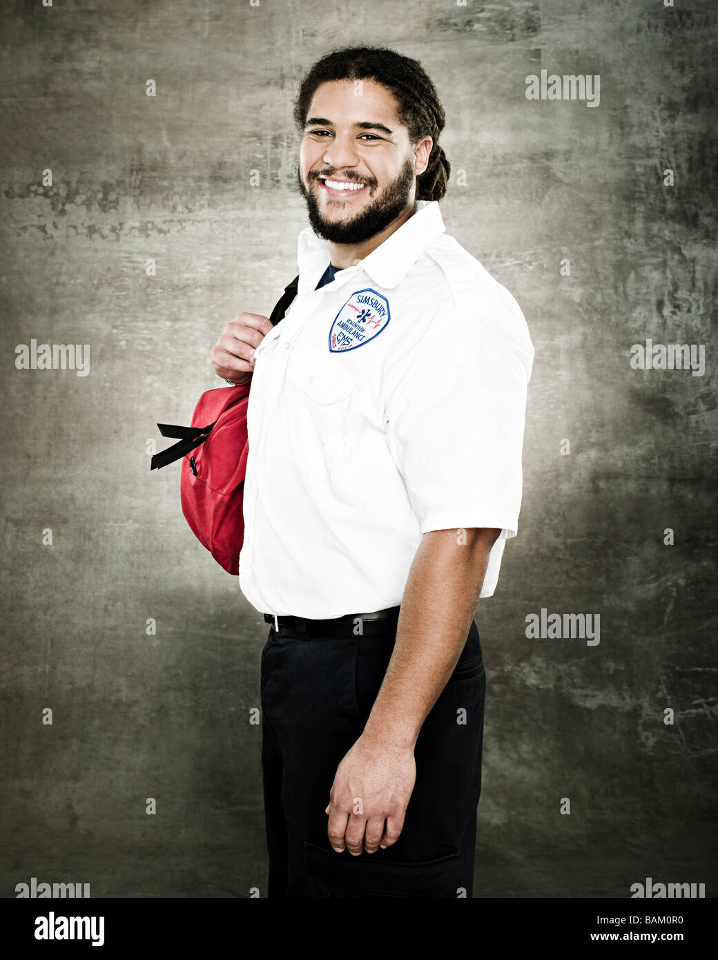 Portrait of a paramedic Stock Photo - Alamy