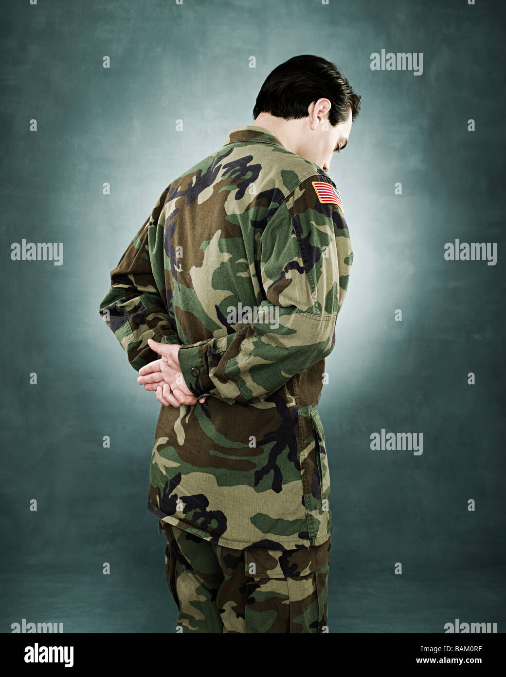 Soldier hands behind back hi-res stock photography and images - Alamy