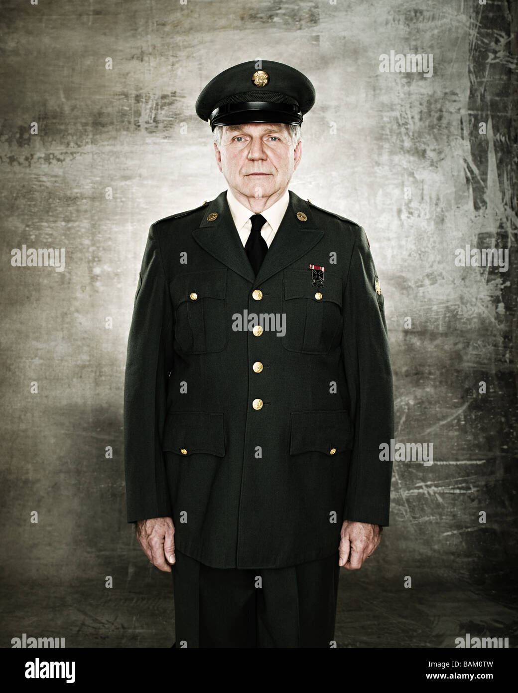 Profile of a soldier Stock Photo - Alamy