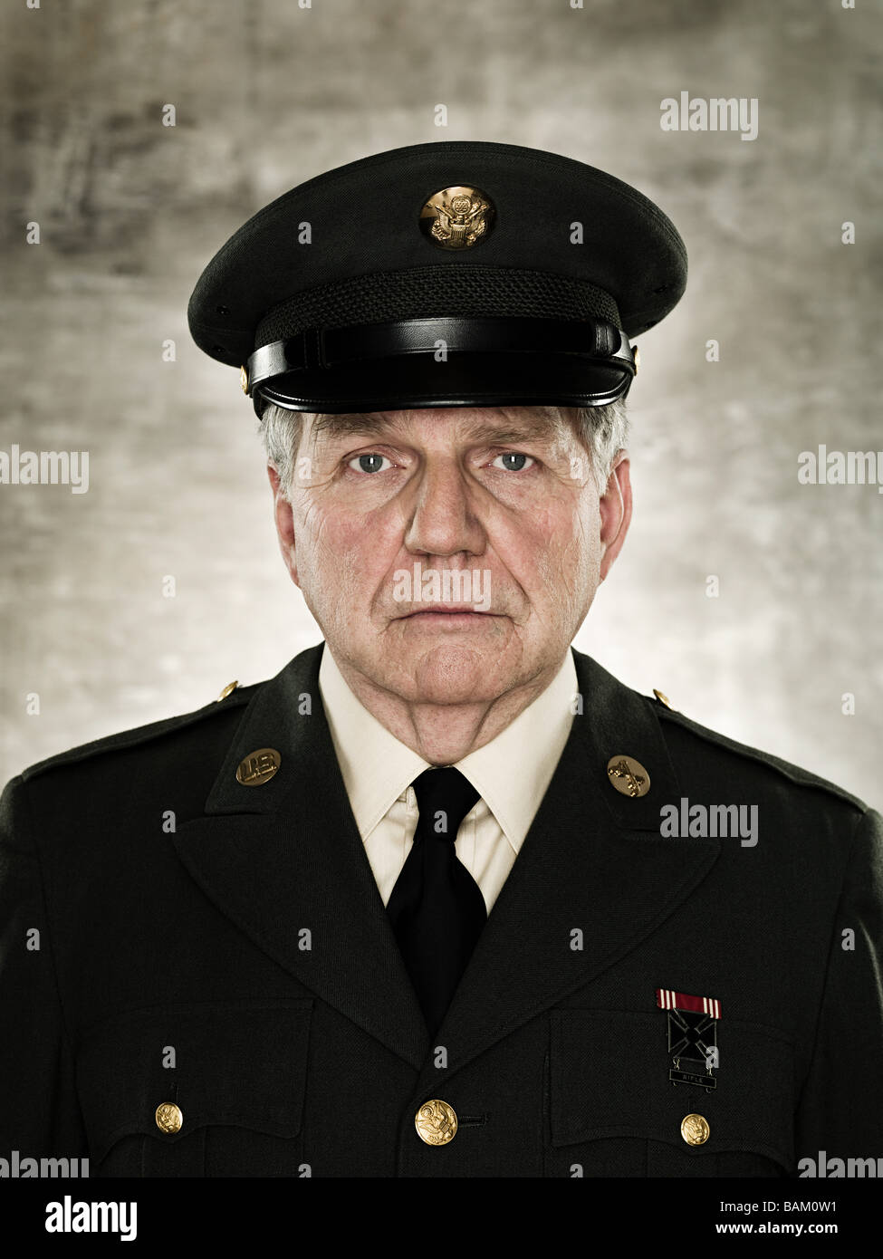 Profile of a soldier Stock Photo - Alamy