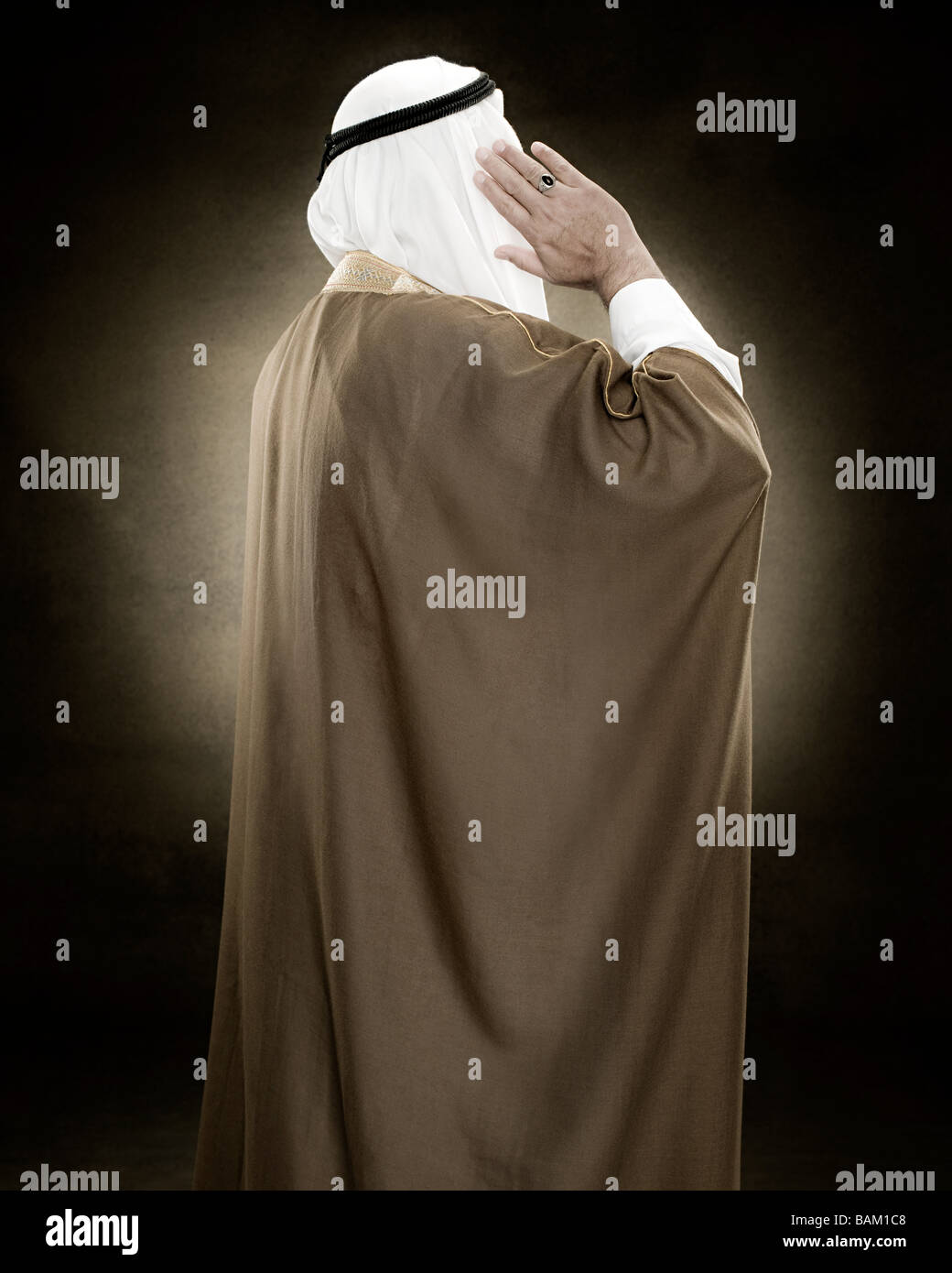 Profile of a muslim man Stock Photo - Alamy