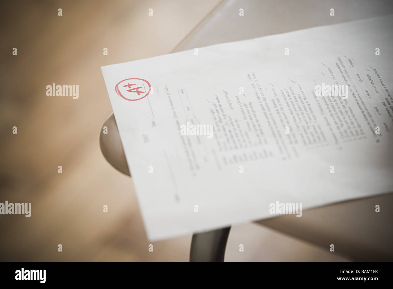 Exam paper hi-res stock photography and images - Alamy