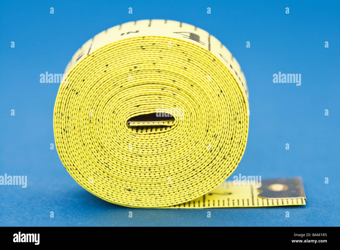 Coiled tape measure Stock Photo - Alamy