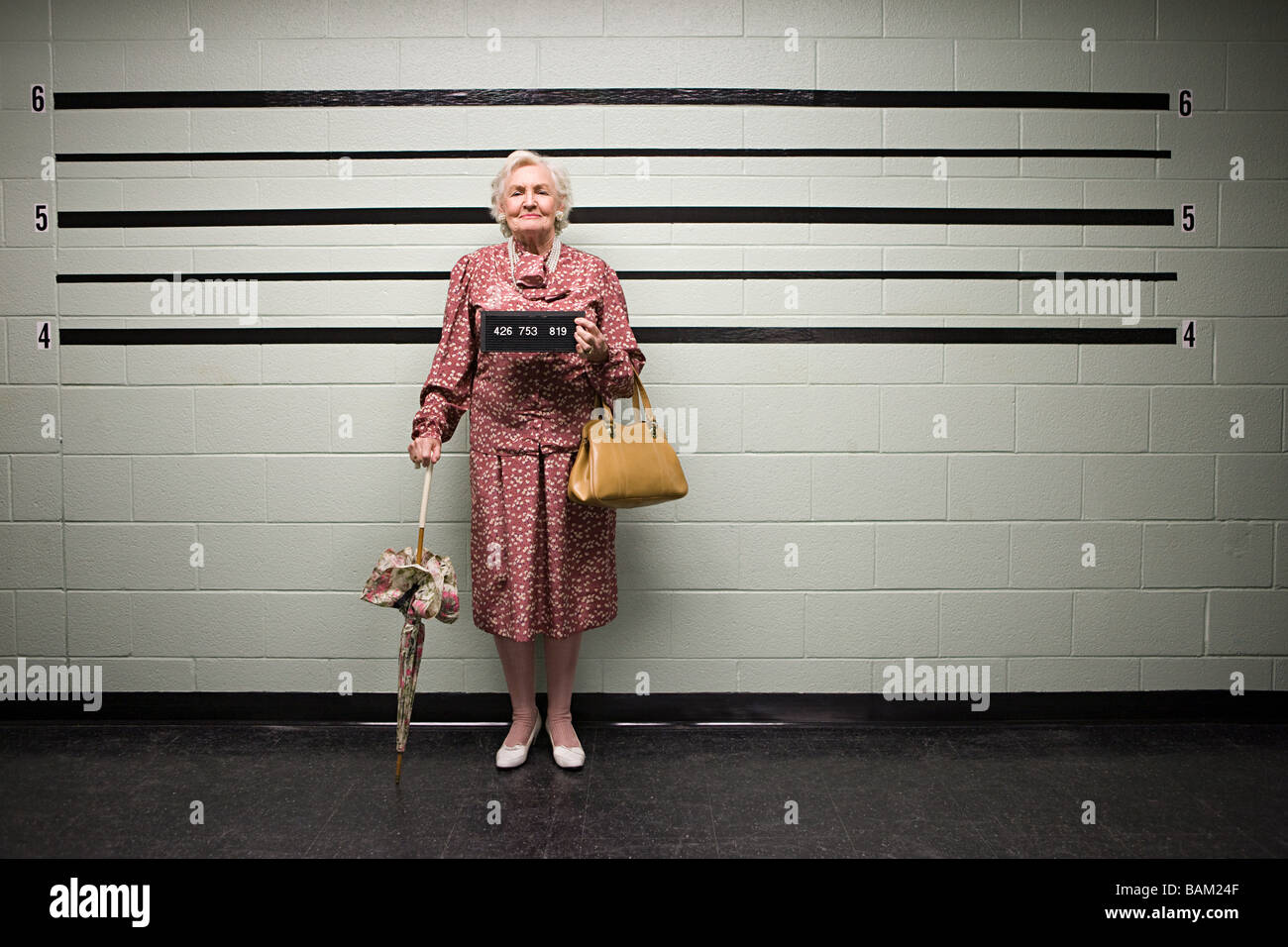 Old Woman Mug Shot