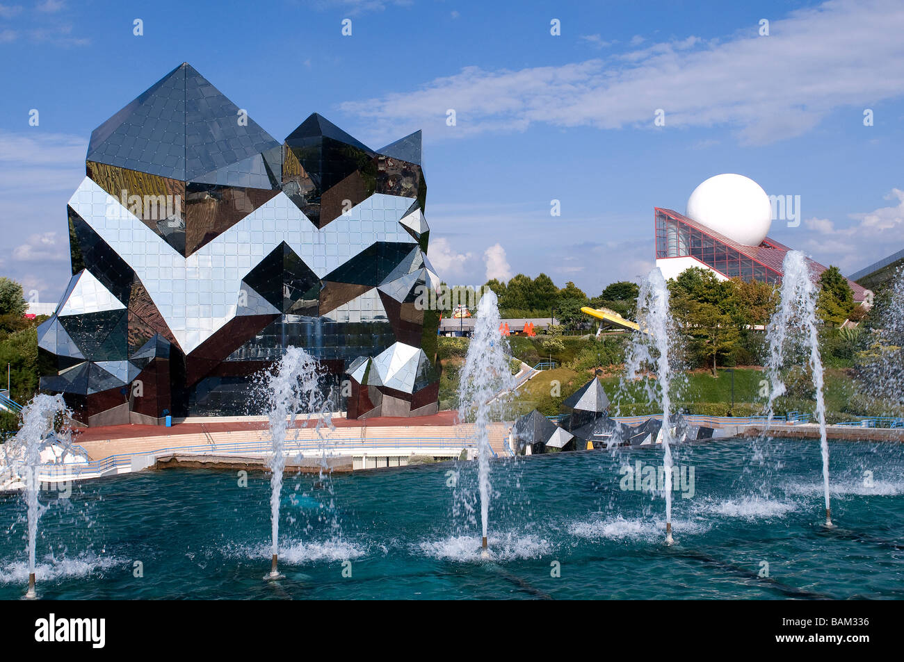 France, Vienne, Poitiers, the Futuroscope, theme park by the architect ...