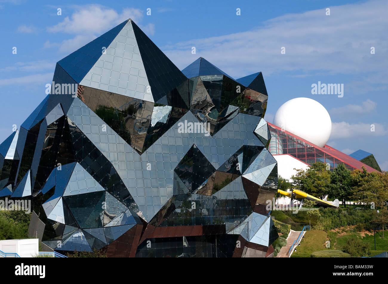 France, Vienne, Poitiers, the Futuroscope, theme park by the architect ...
