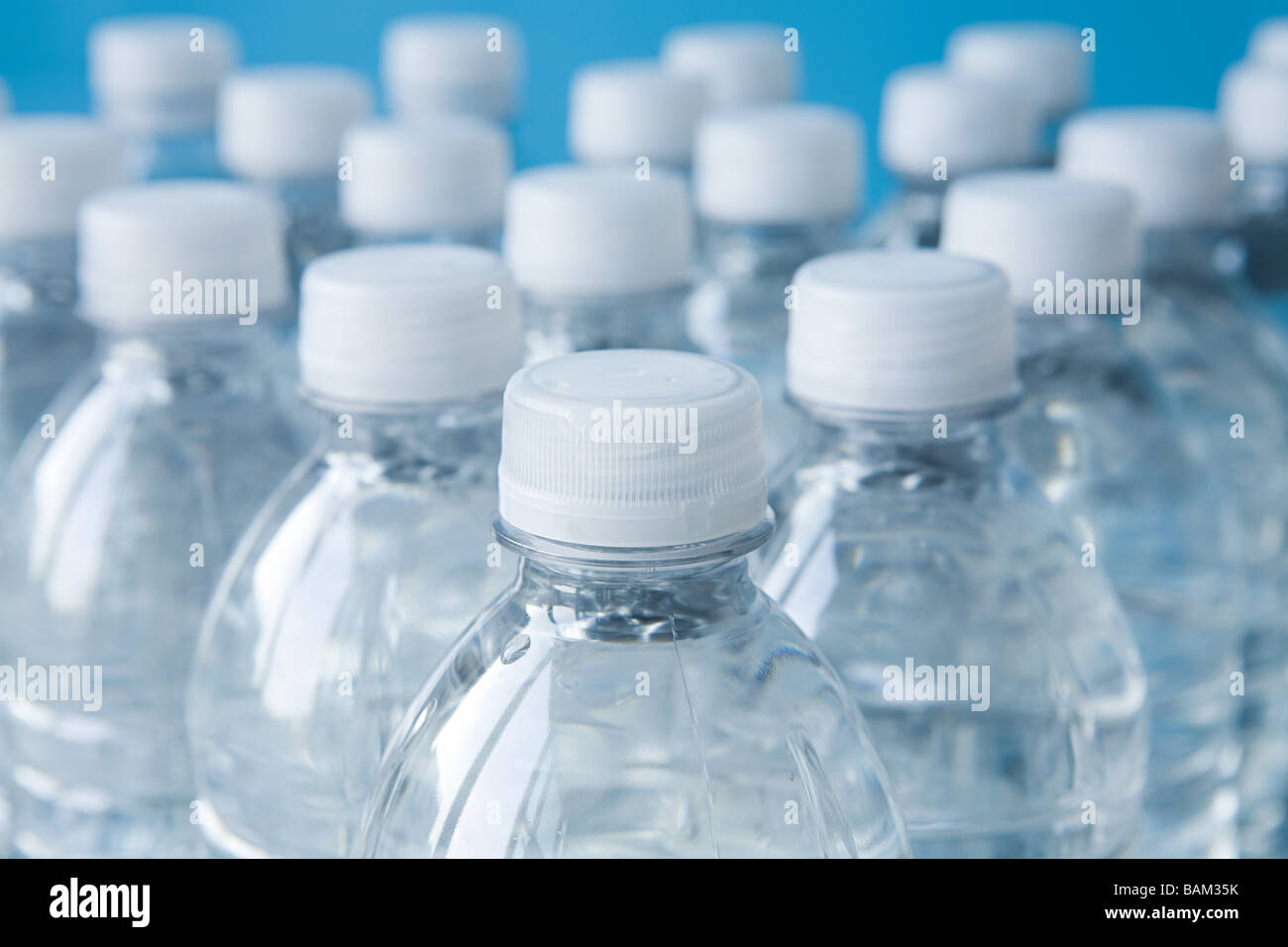 Bottles of mineral water Stock Photo - Alamy