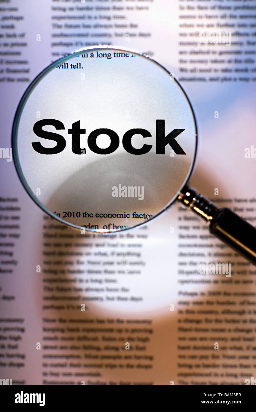 Word stock under magnifying glass Stock Photo - Alamy Word stock under magnifying glass Stock Photo - Alamy