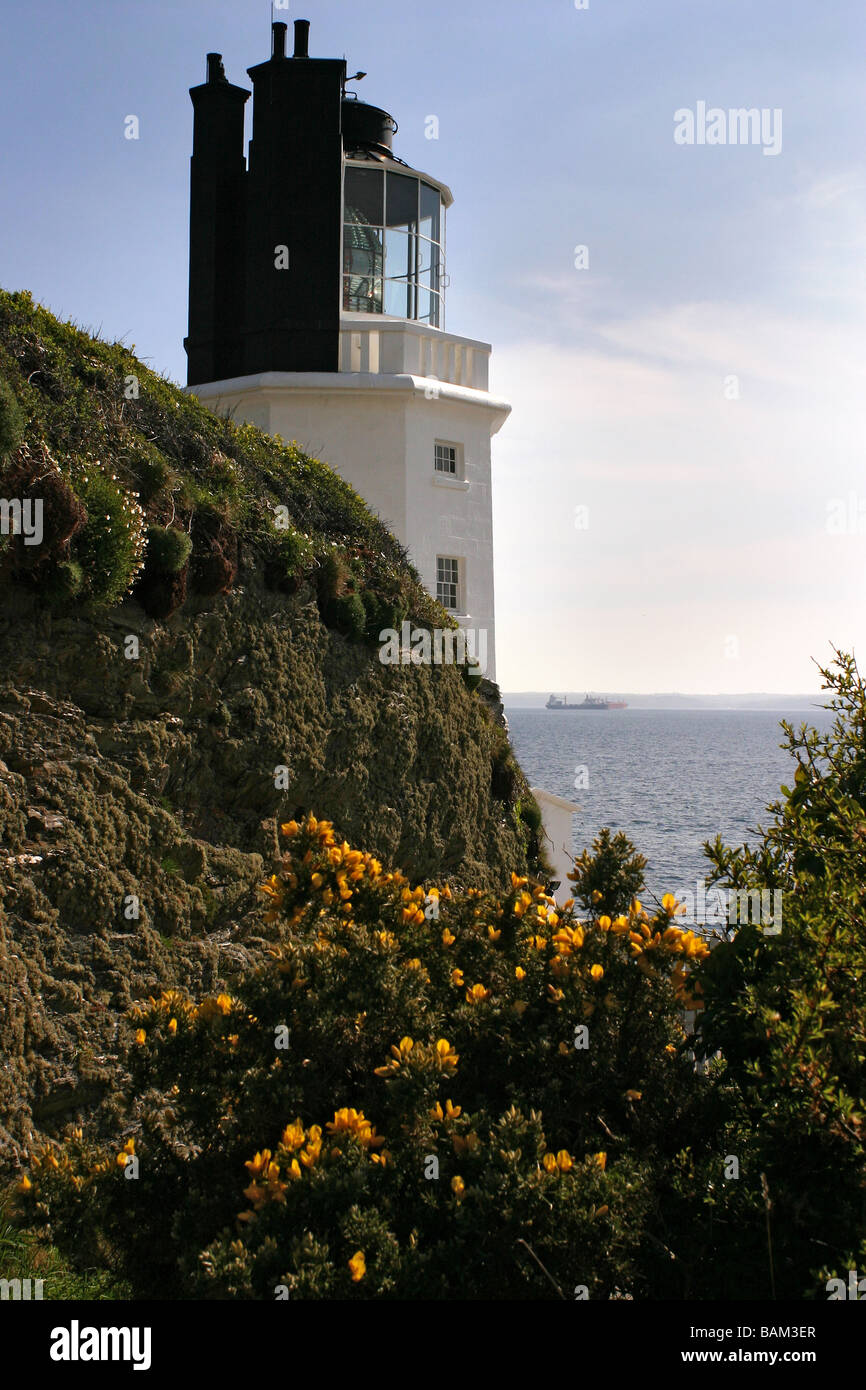 St Anthony's Head lighthouse Cornwall UK Stock Photo - Alamy