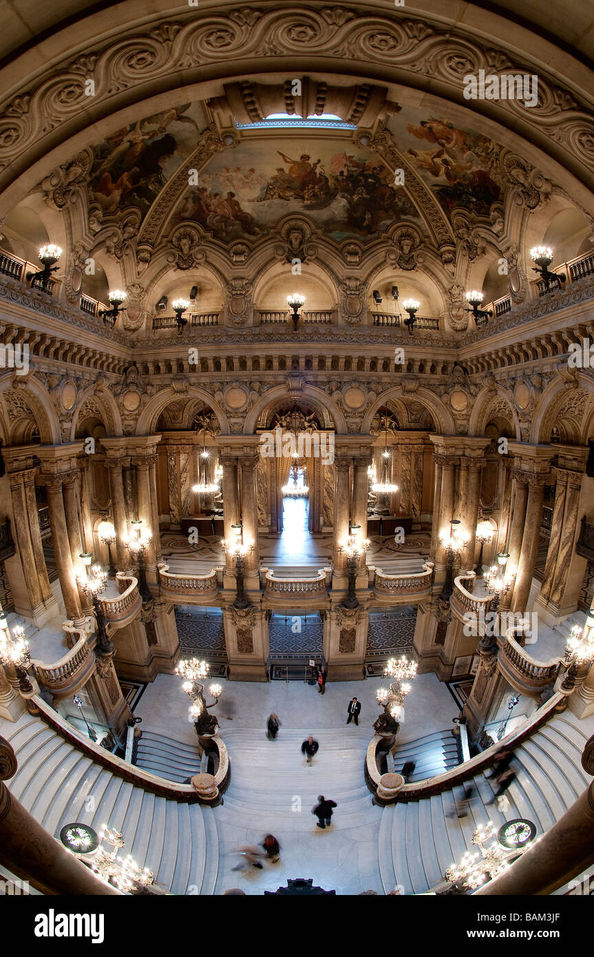 France, Paris, Garnier opera house, the staircase Stock Photo - Alamy