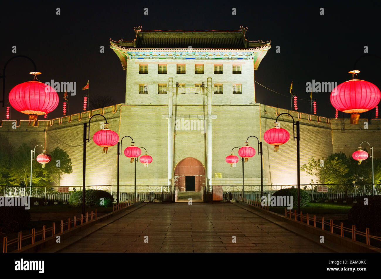 Old town gate xian Stock Photo - Alamy