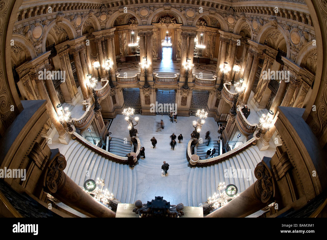 France, Paris, Garnier opera house, the staircase Stock Photo - Alamy
