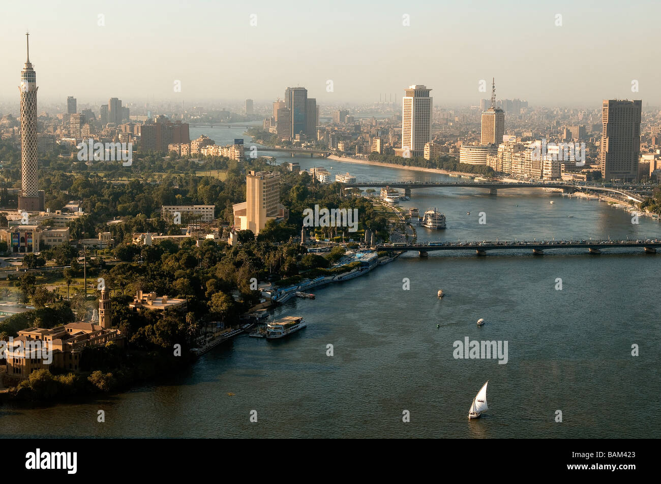 Egypt, Cairo and the Nile River Stock Photo - Alamy