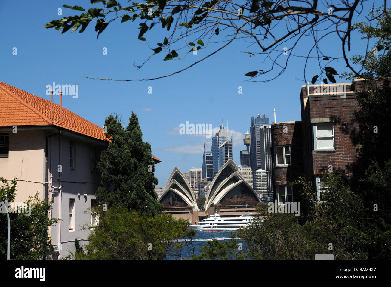 Sydney, Australia View of Sydney Opera House built in 2003, designed by ...