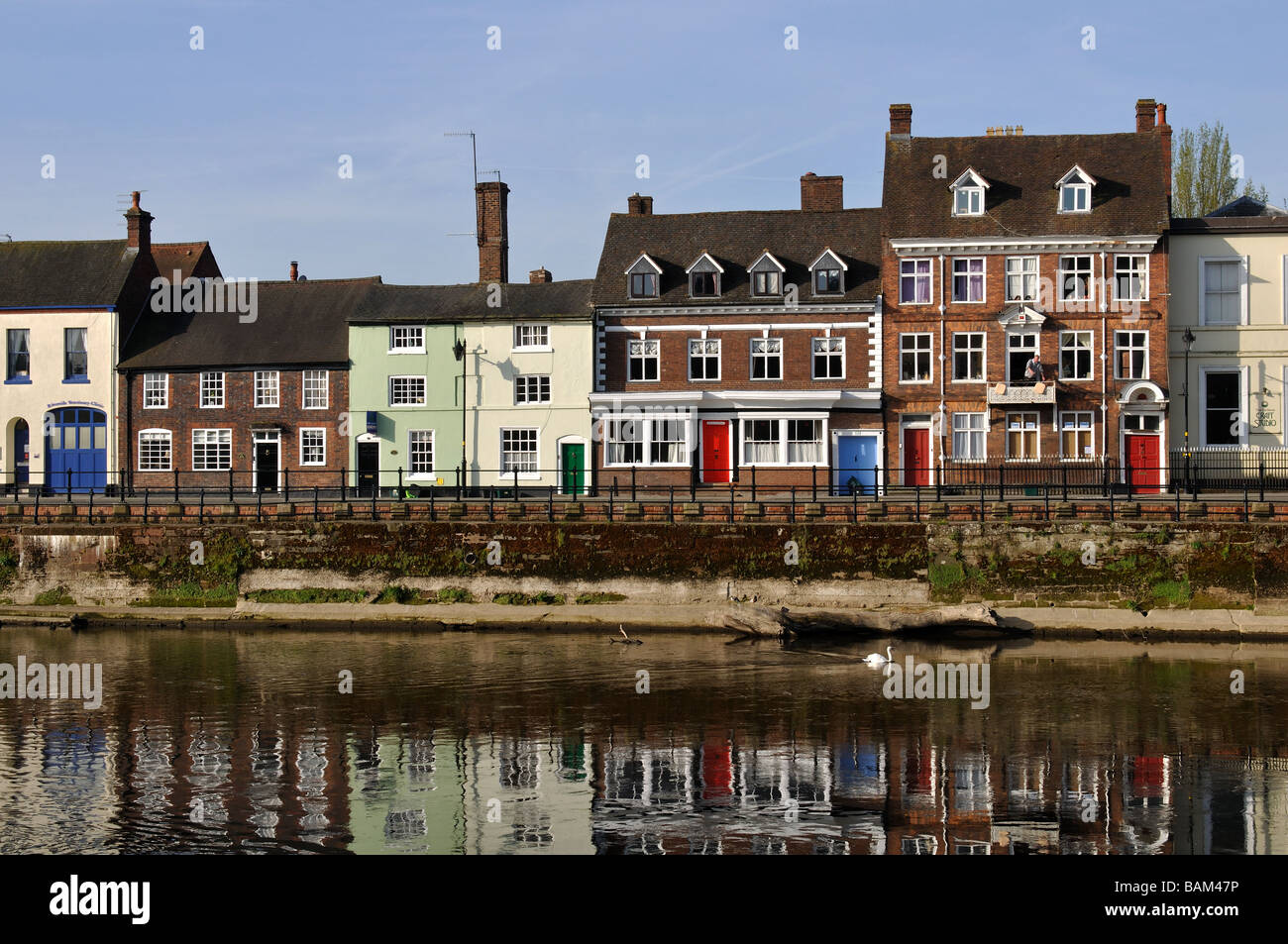 Severnside South And River Severn Bewdley Worcestershire England Uk