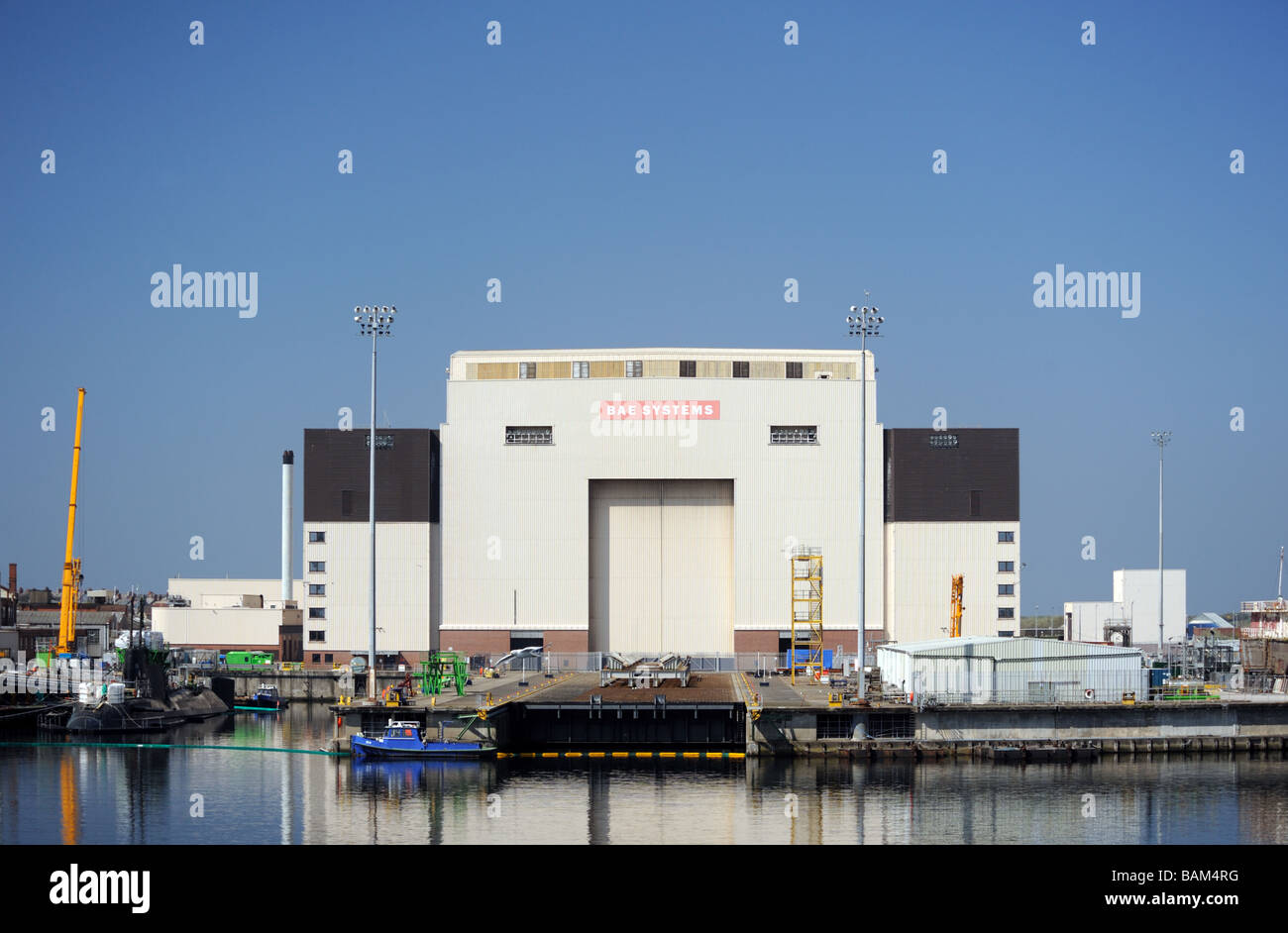 BAE Systems Submarine Solutions buildings. Devonshire Dock, Barrow-in ...
