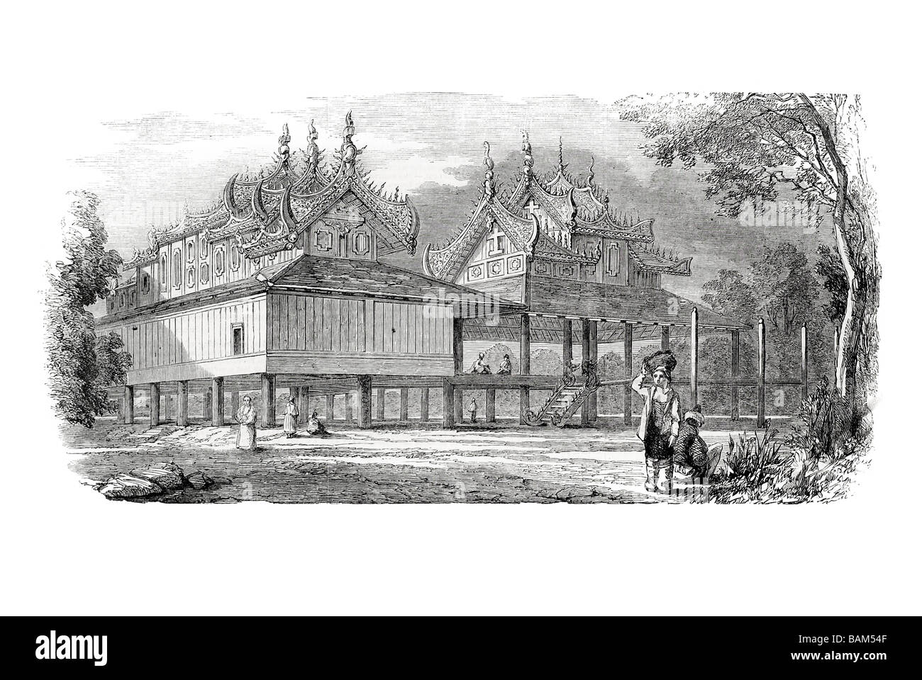 koun of burmese monastery monasteries Buddhist culture pagoda ...