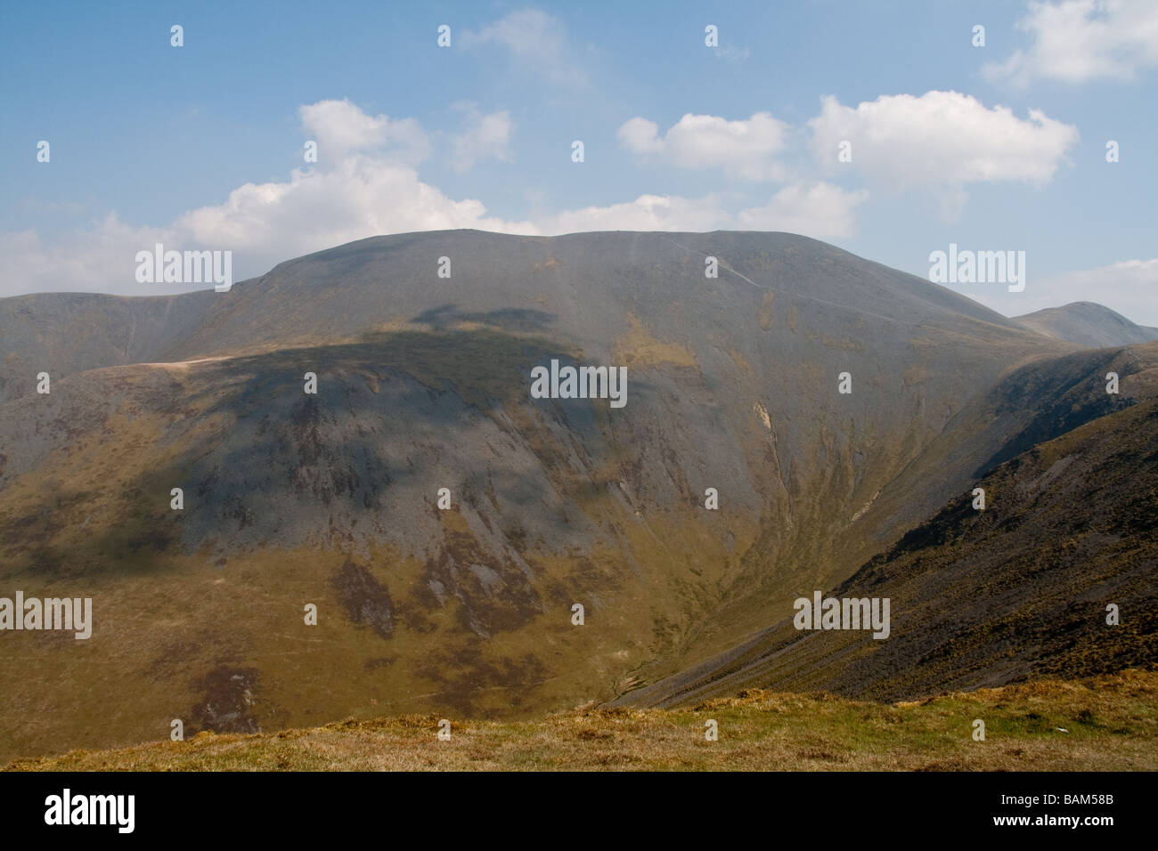 Skiddaw Man and summit, Lake District, Cumbria Stock Photo - Alamy