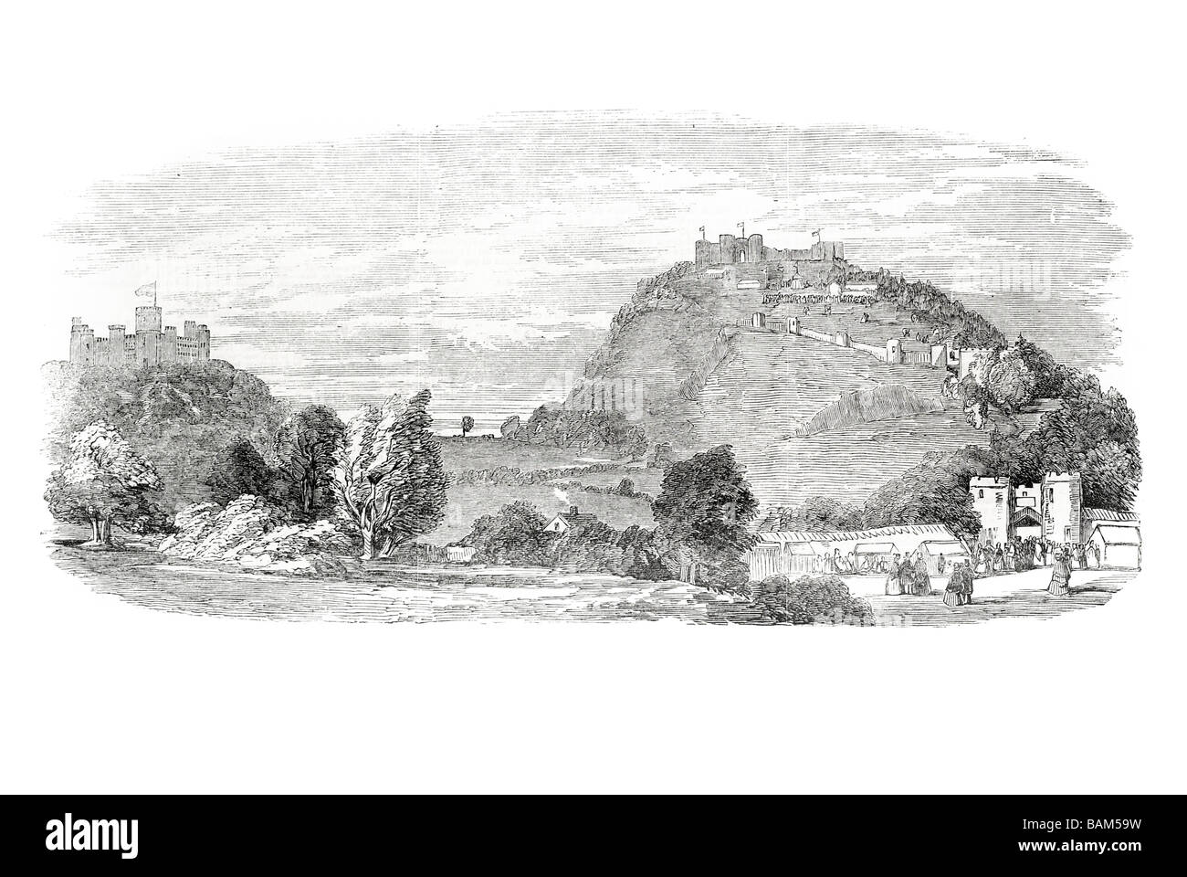 beeston castle festivities Cheshire England stronghold tower fortified ...