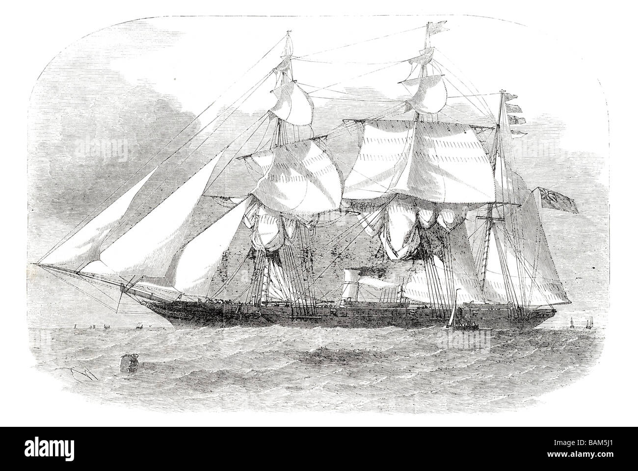 19th century sailing sloop hms hi-res stock photography and images - Alamy