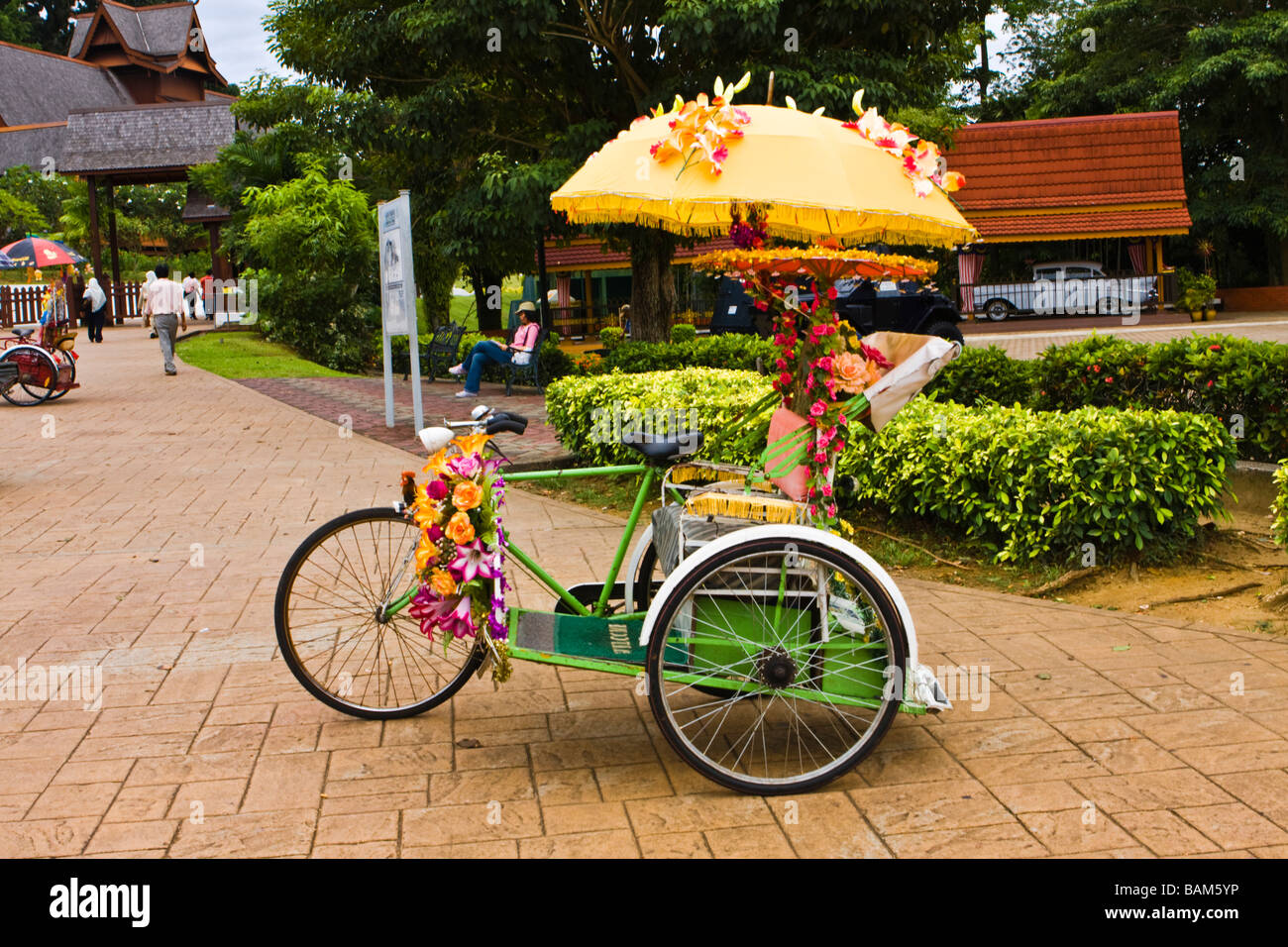 A decorated trishaw in Malaysia Stock Photo - Alamy