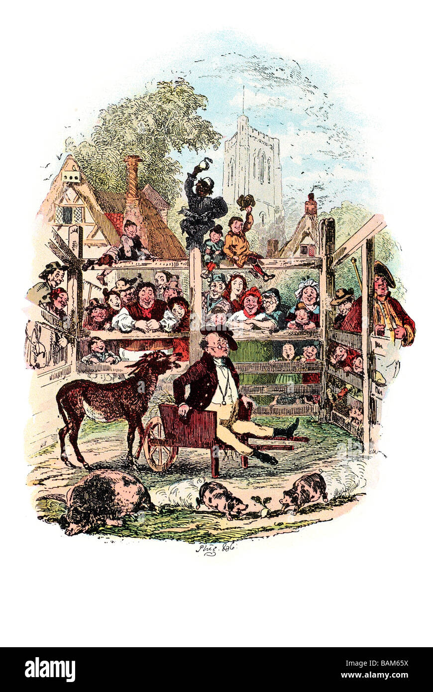 mr pickwick in the pound The Posthumous Papers of the Pickwick Club ...