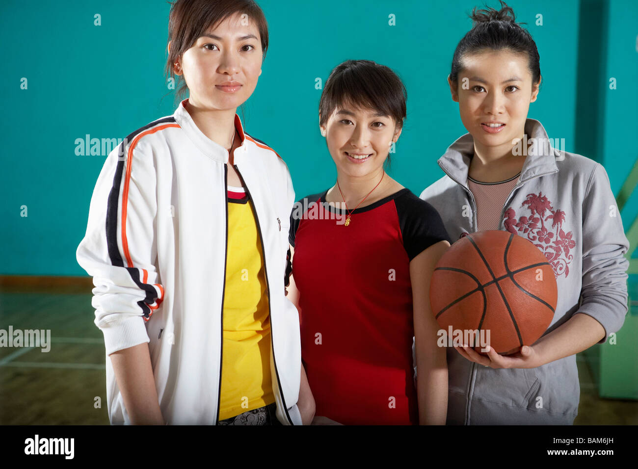Teenage Girls Showing Unity Stock Photo - Alamy