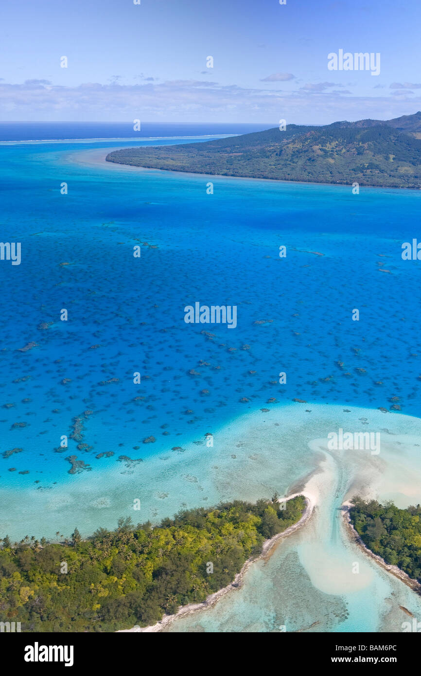 French Polynesia, Austral Islands, Raivavae island (aerial view Stock ...