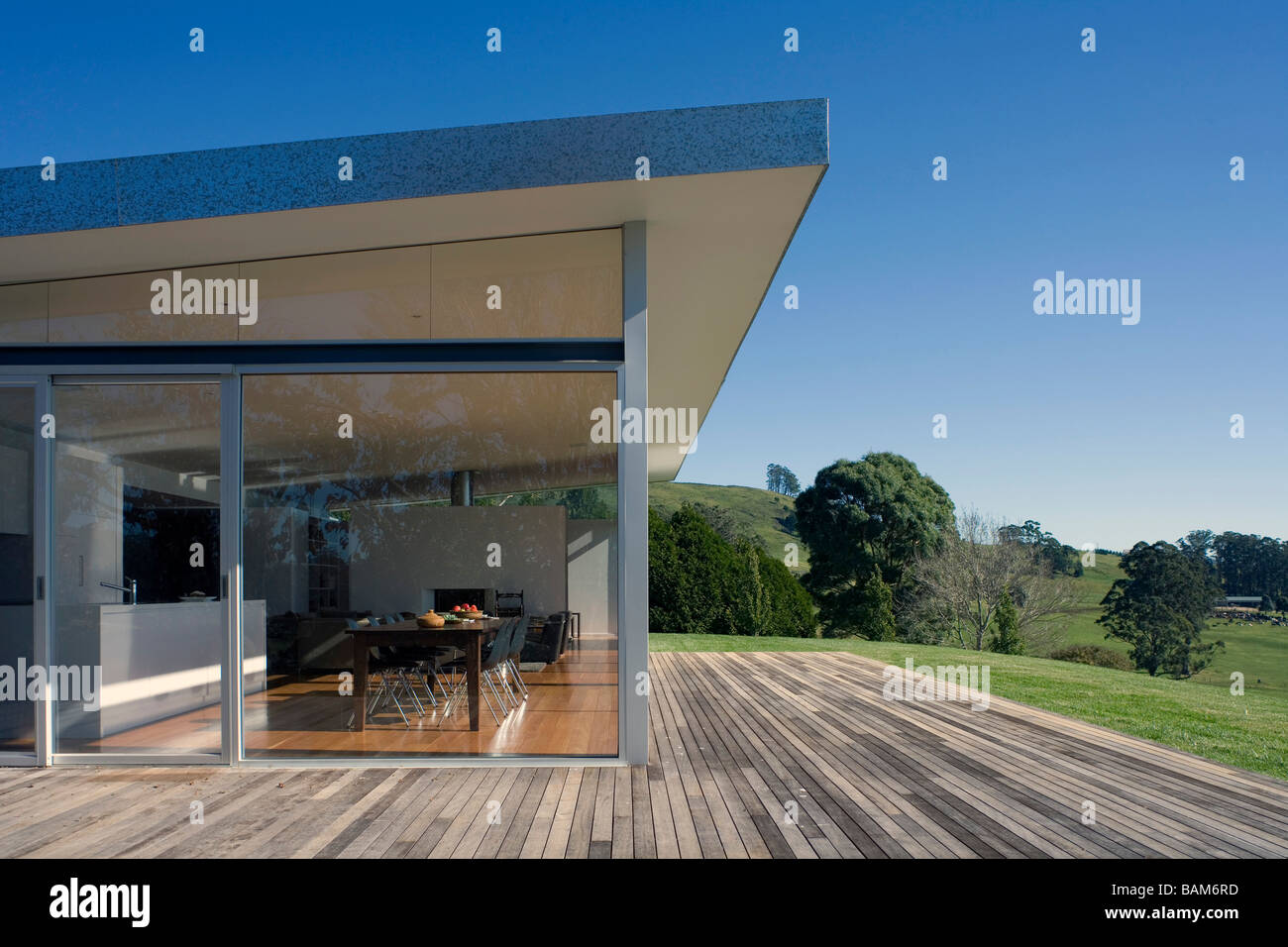 KANGALOON HOUSE, TOM ISAKSSON ARCHITECT, KANGALOON, AUSTRALIA Stock ...