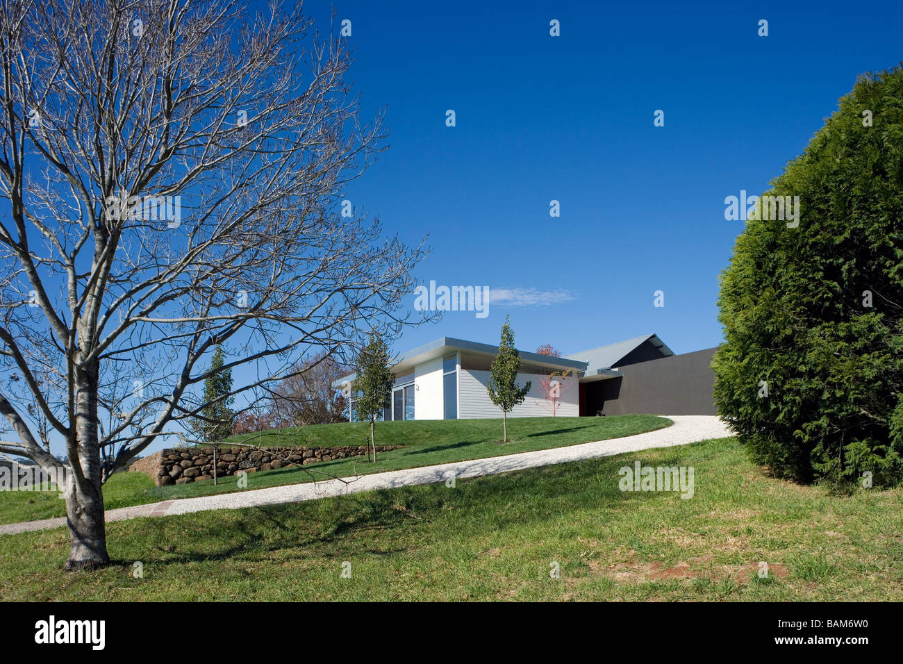 KANGALOON HOUSE, TOM ISAKSSON ARCHITECT, KANGALOON, AUSTRALIA Stock ...