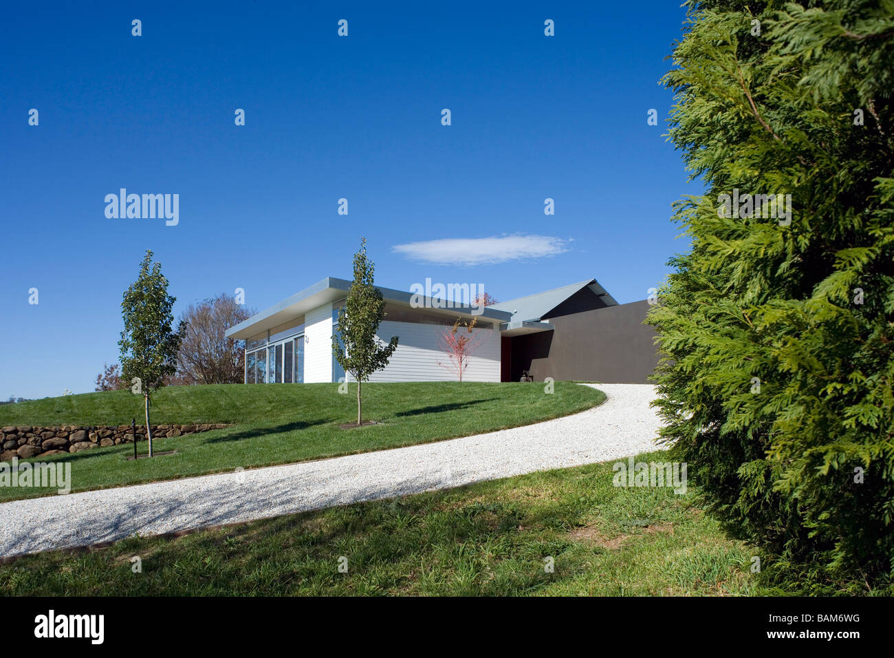KANGALOON HOUSE, TOM ISAKSSON ARCHITECT, KANGALOON, AUSTRALIA Stock ...