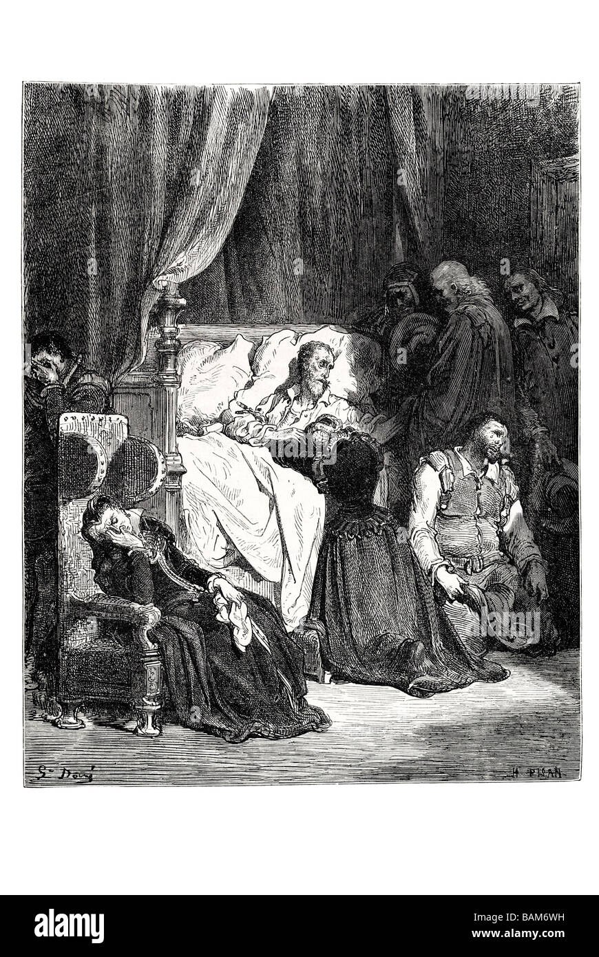 death of don quixote Don quixote spanish novel Alonso Quixano Cervantes ...