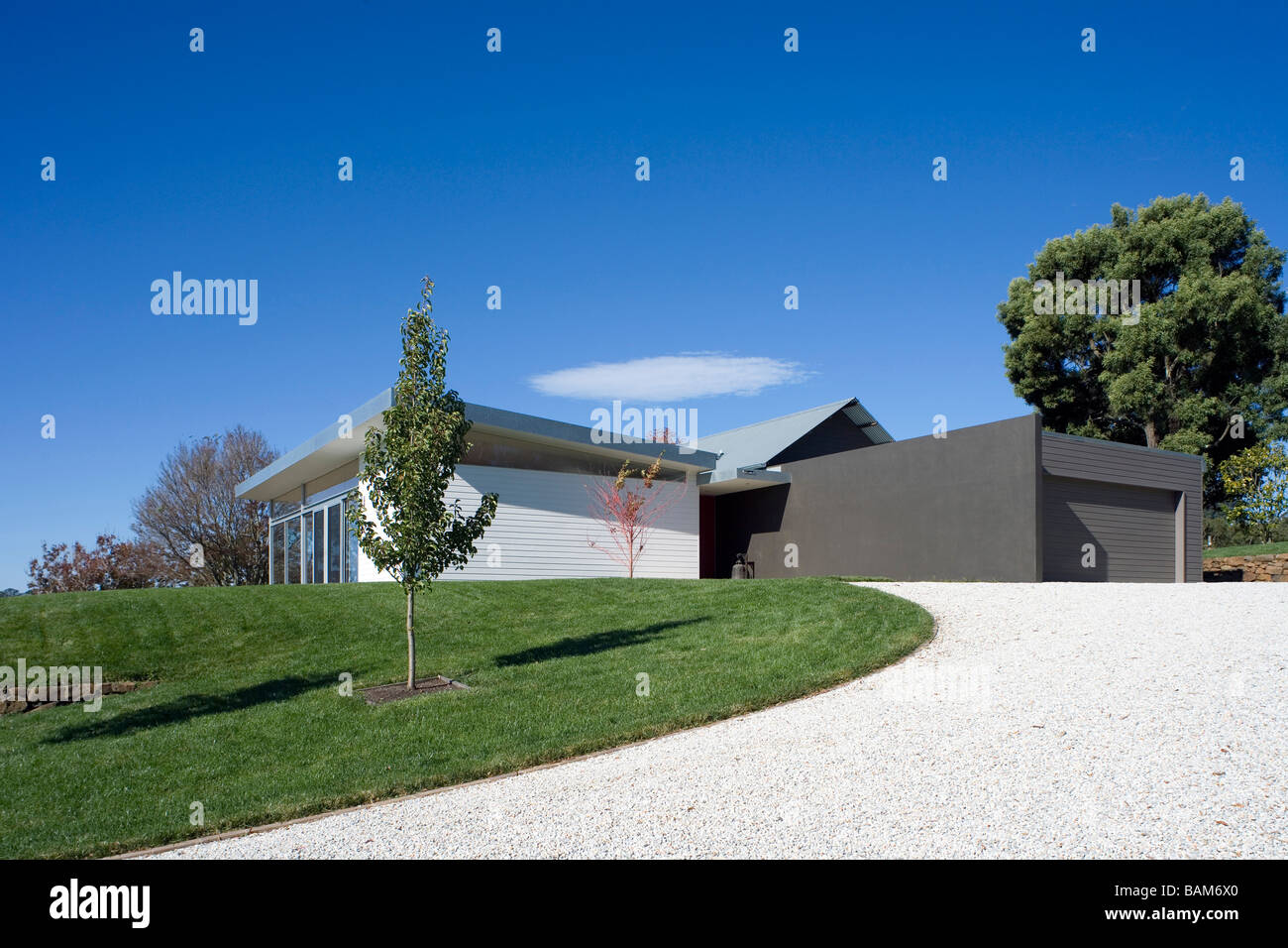 KANGALOON HOUSE, TOM ISAKSSON ARCHITECT, KANGALOON, AUSTRALIA Stock ...