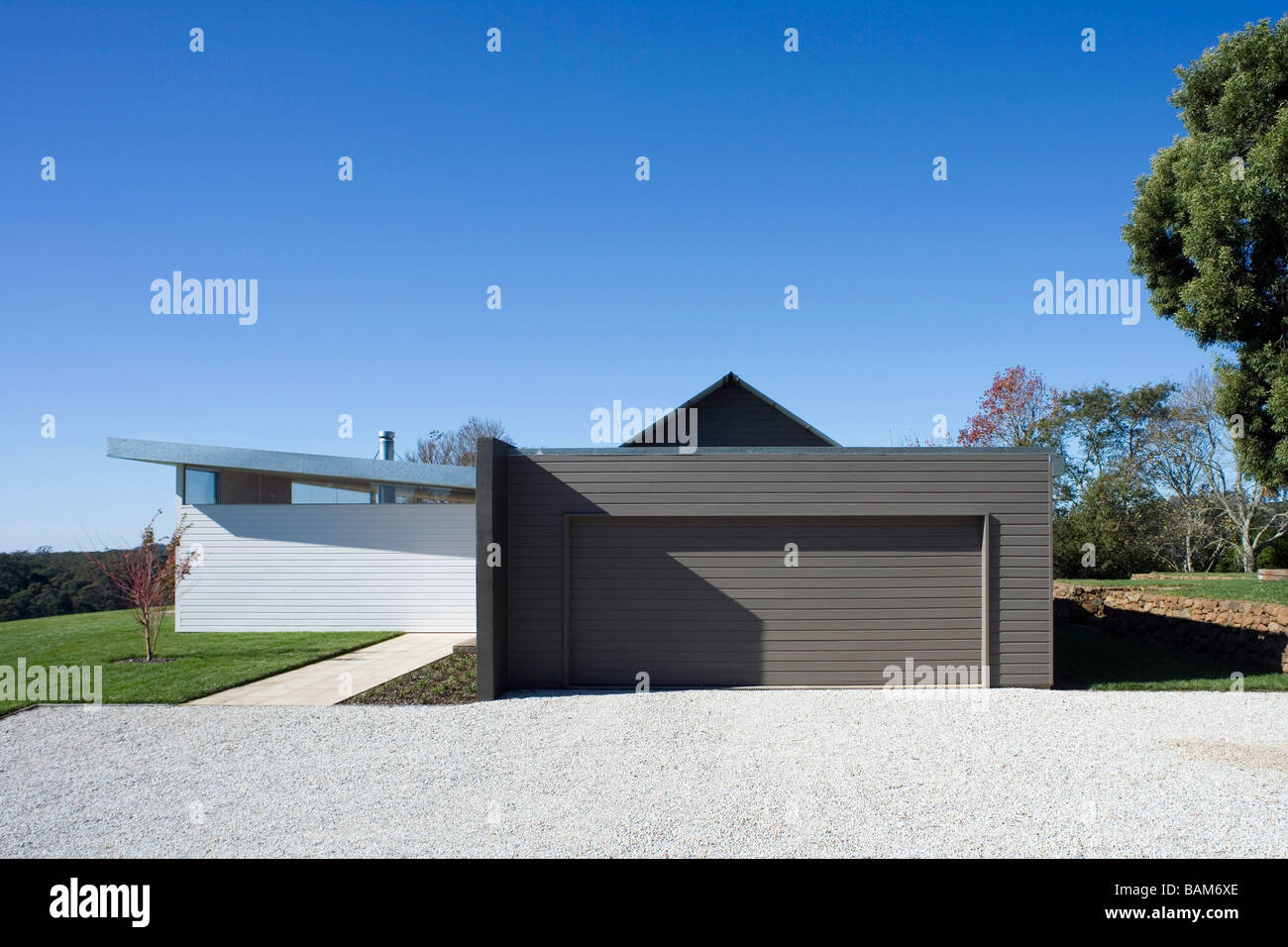 KANGALOON HOUSE, TOM ISAKSSON ARCHITECT, KANGALOON, AUSTRALIA Stock ...