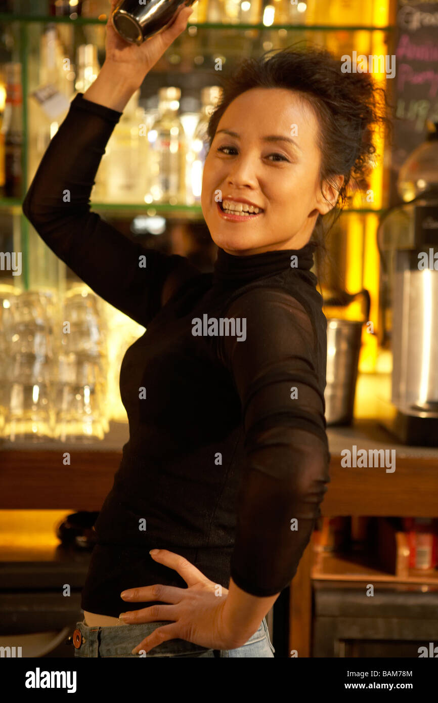 Hand shaking bottle hi-res stock photography and images - Alamy