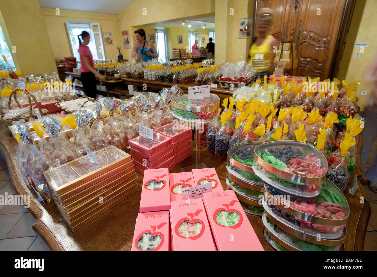 France, Alpes Maritimes, Tourettes sur Loup, la Confiserie Florian was ...