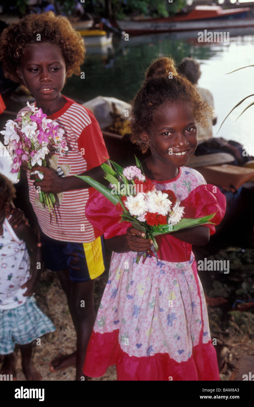 Child on Solomon Islands Marovo Solomon Islands Stock Photo - Alamy