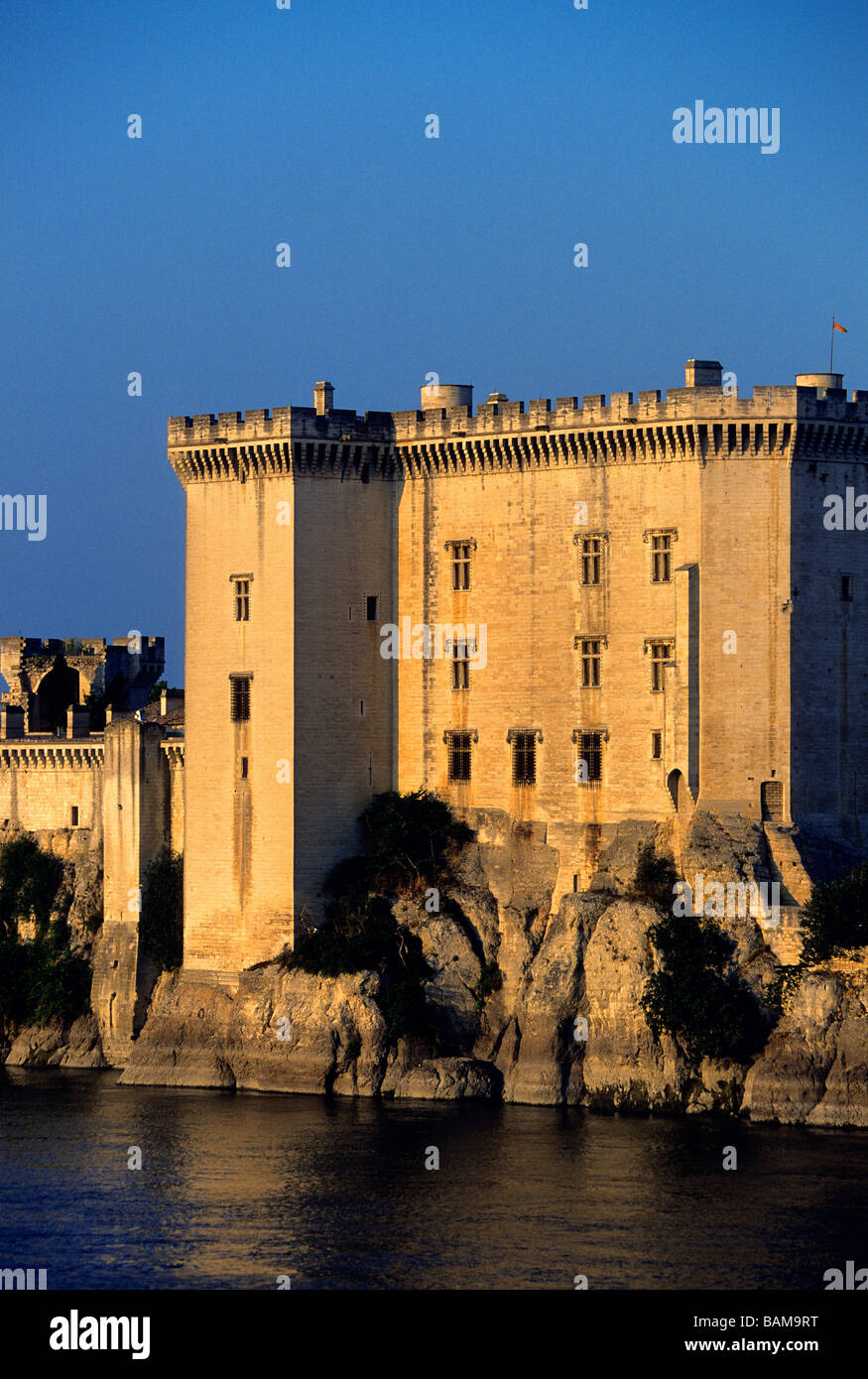 France, Bouches du Rhone, Tarascon, the castle Stock Photo - Alamy