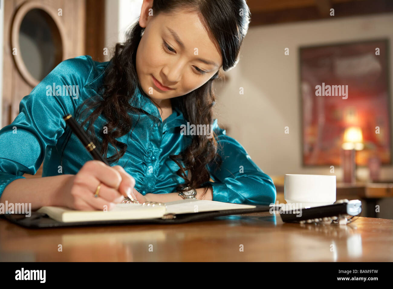 Woman wrote diary hi-res stock photography and images - Alamy