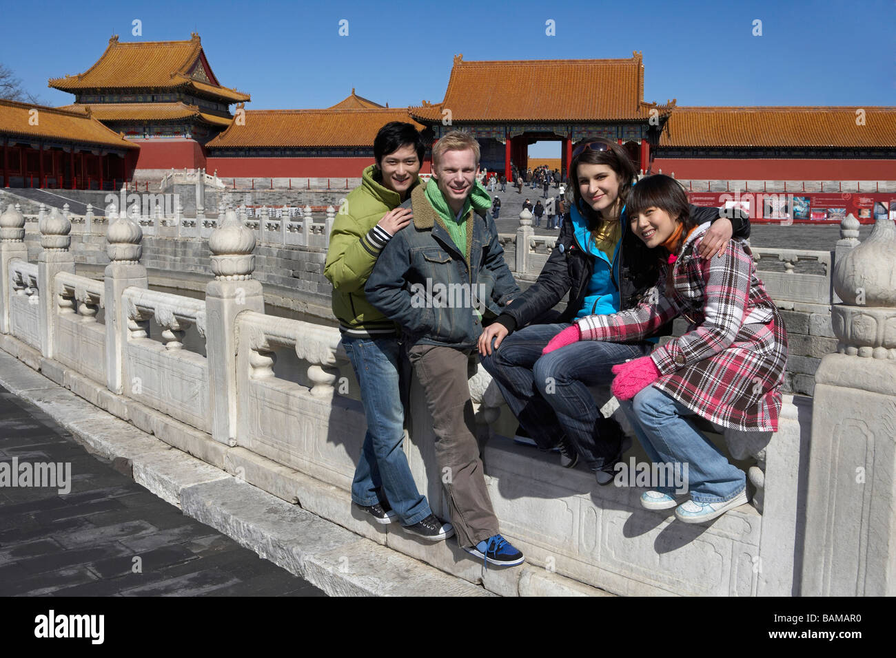 Young People At The Forbidden City Stock Photo - Alamy