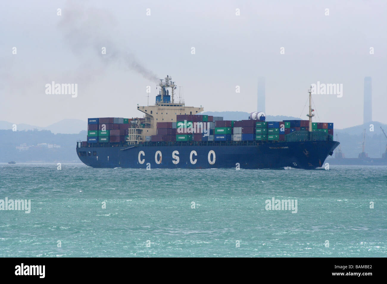 Big ship near coast hi-res stock photography and images - Alamy