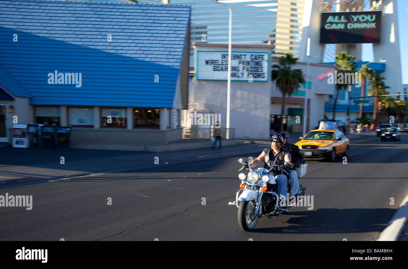Street scene in the streets of Las Vegas, Nevada, USA, United States ...