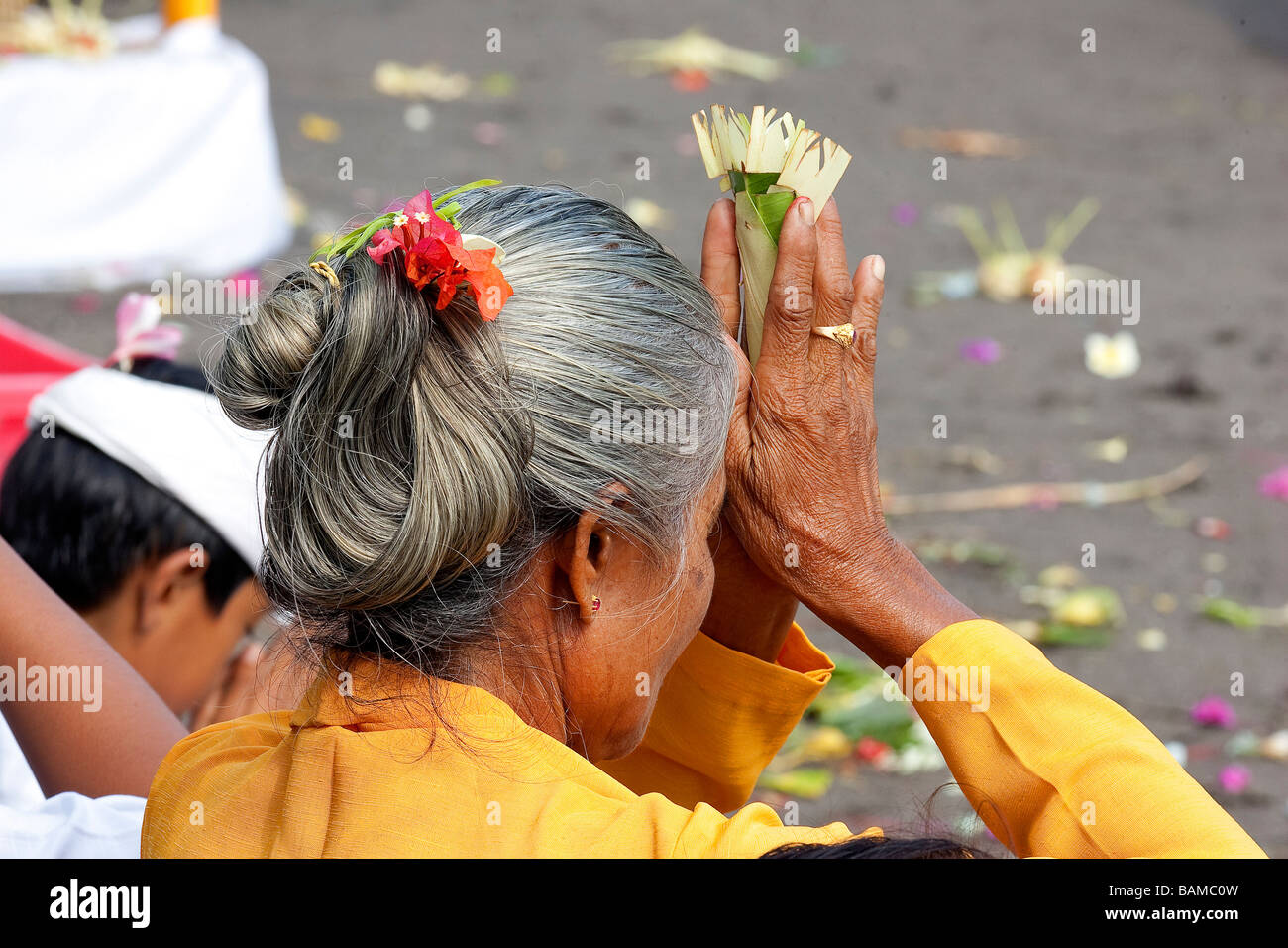 Indonesia, Bali, praying the Unique God Stock Photo - Alamy