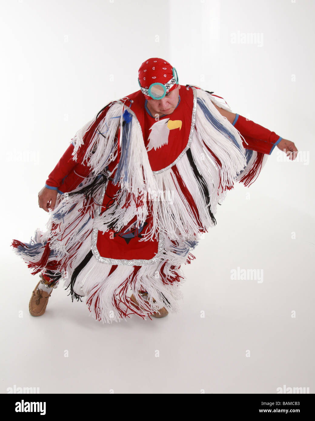Native American Canadian Dance in Full Regalia Stock Photo - Alamy
